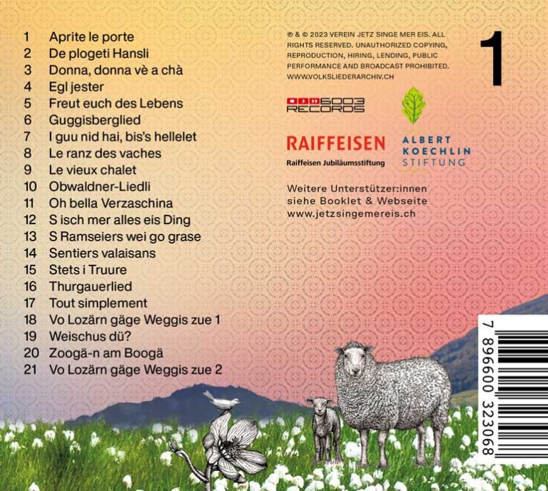 Liederbuch und CD – Jetz singe mer eis – Band 1 – Jetz singe mer eis